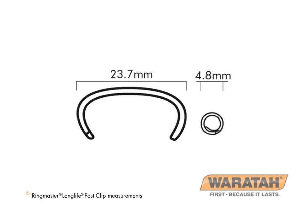 Ringmaster Longlife Clips | Fencing Accessories | Waratah Fencing